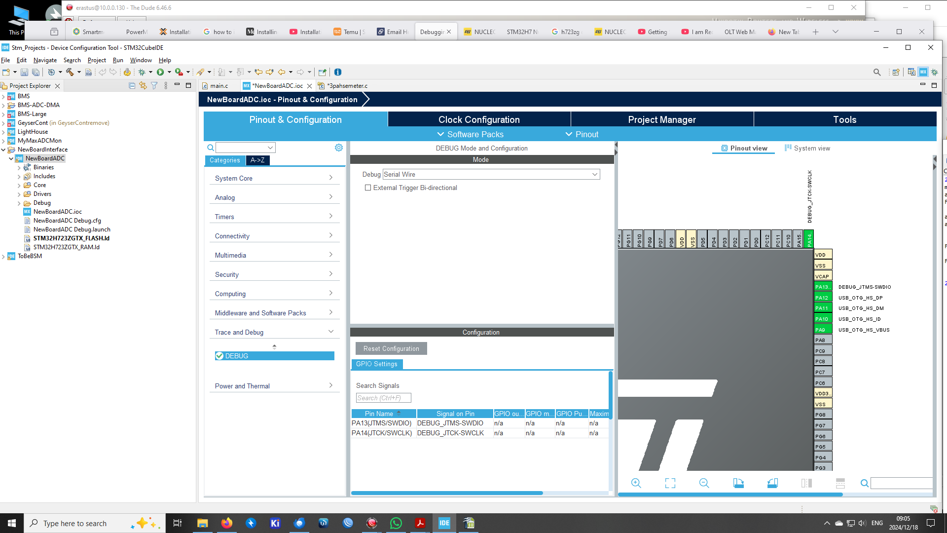 Debugging NUCLEO-H723ZG - STMicroelectronics Community