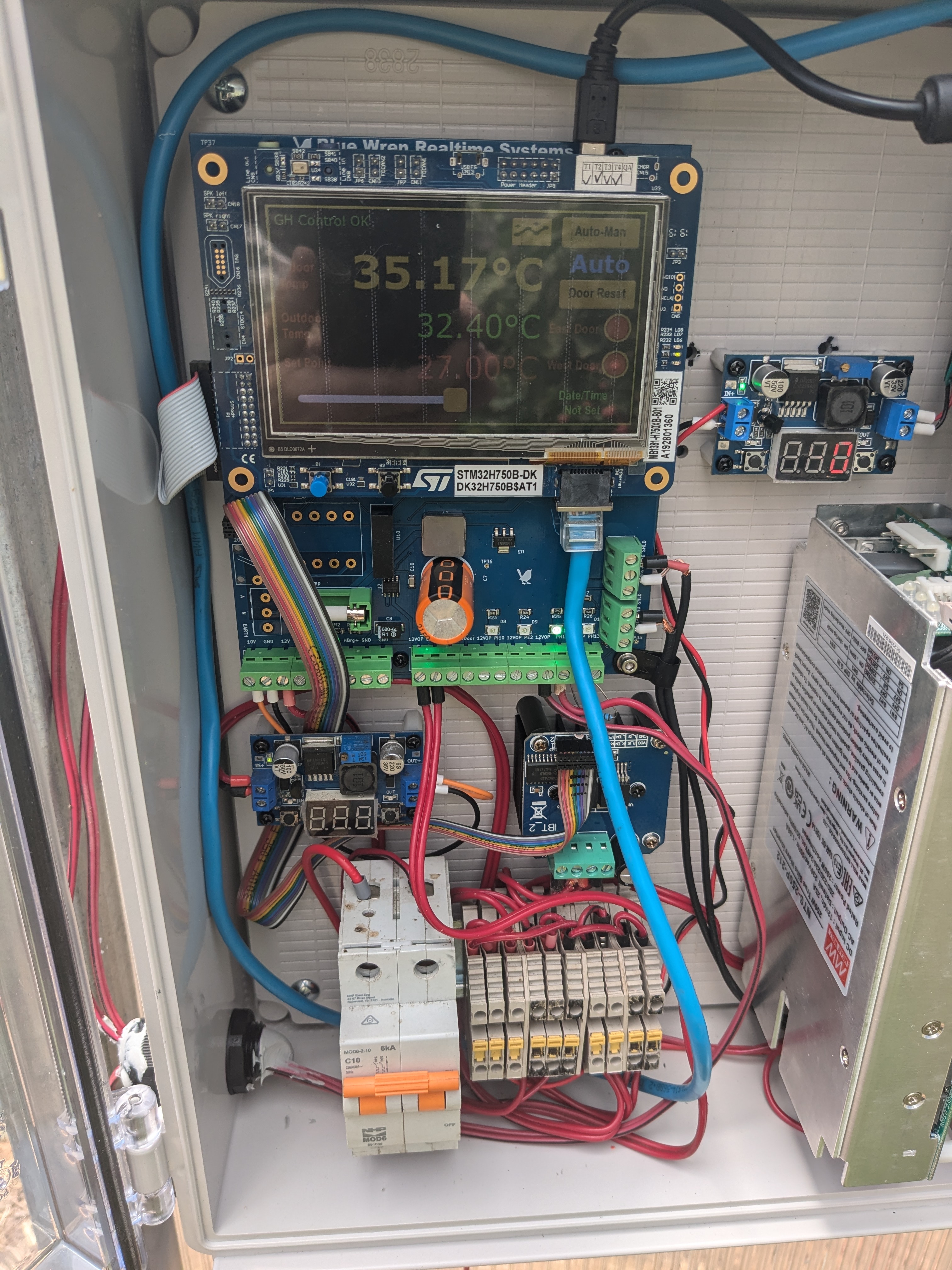 Greenhouse Temperature Controller - STM32H750BDK - STMicroelectronics ...
