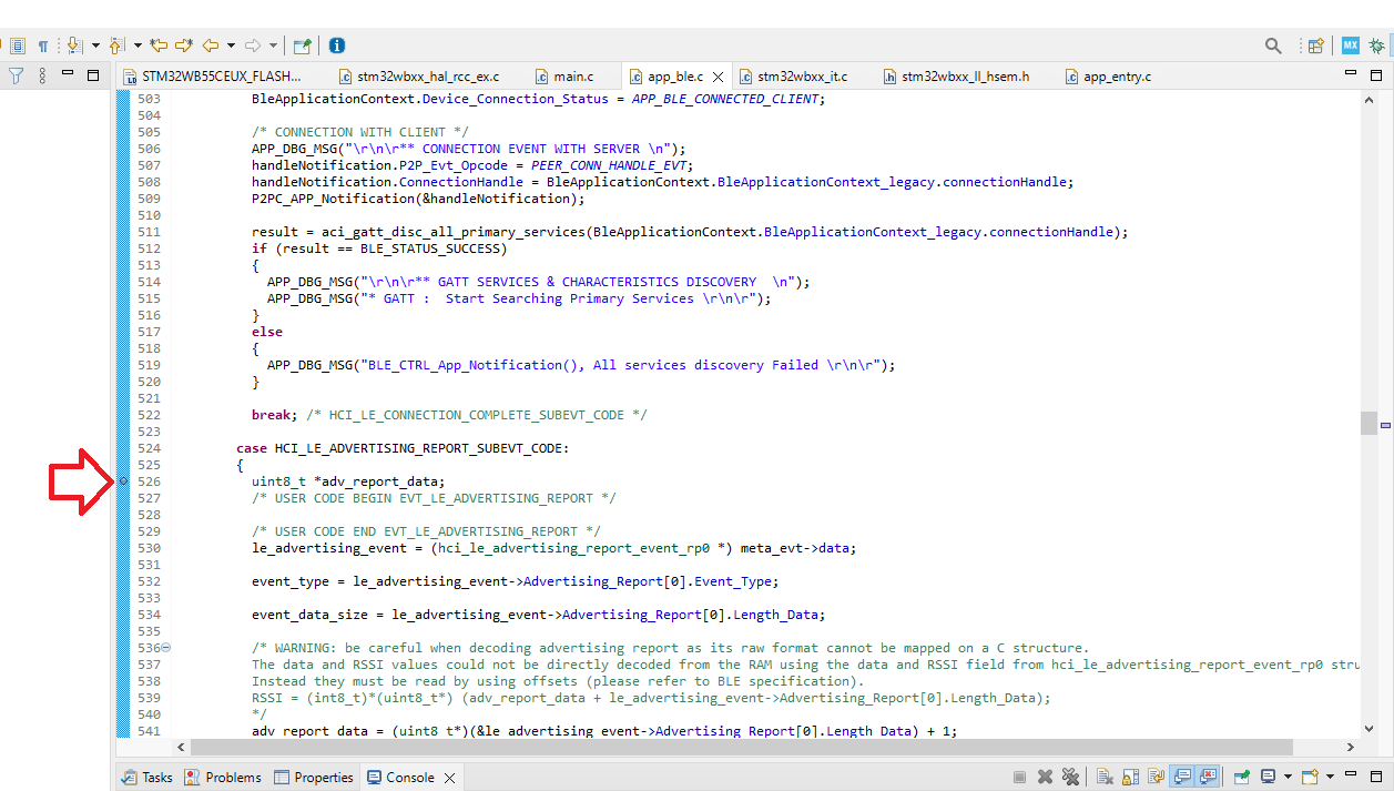 Wb55 Ble Client Custom Board Stmicroelectronics Community