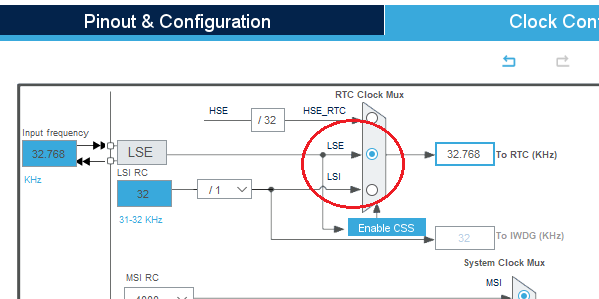 How To Configure Hsi In Stm32l5 Stmicroelectronics Community