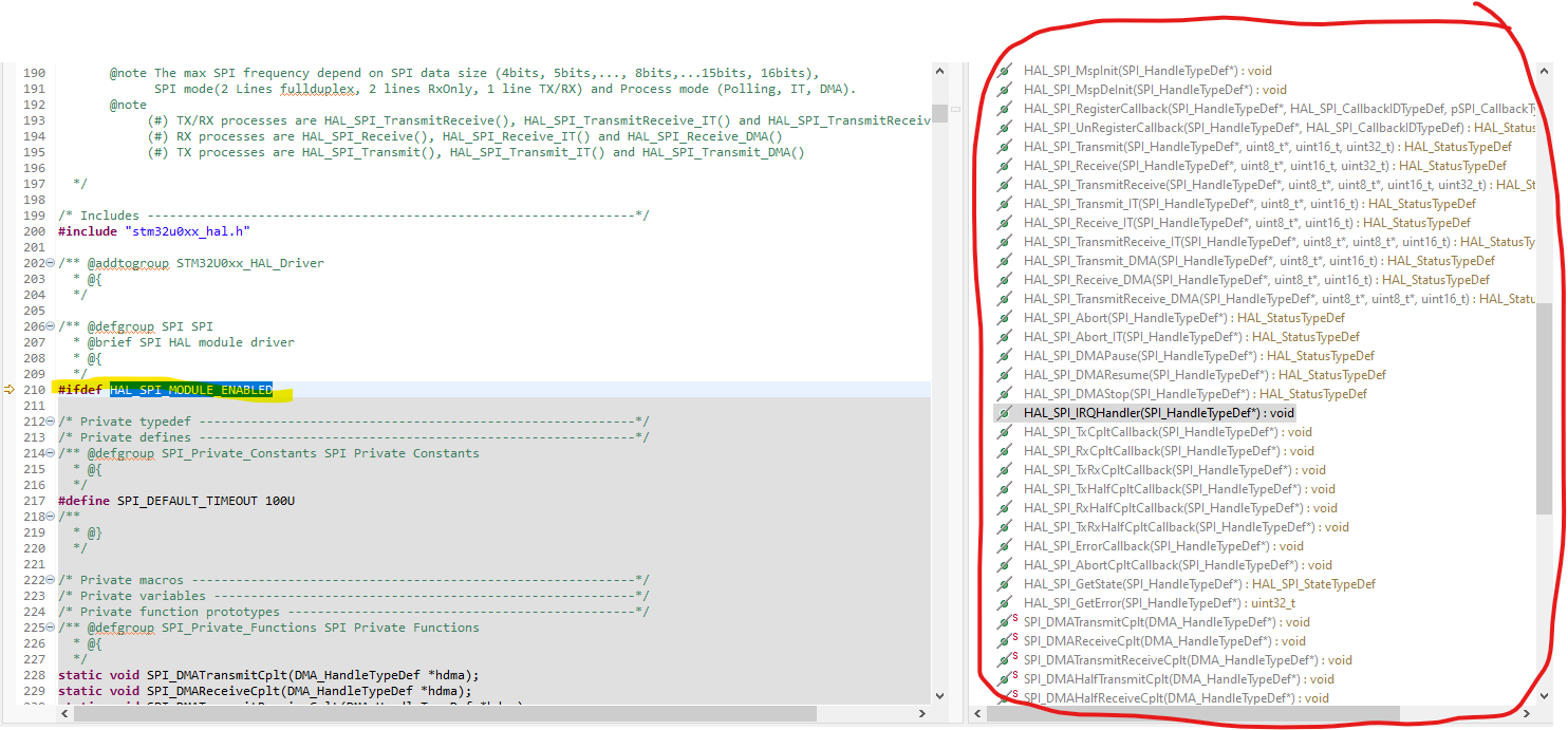Solved Stmcubeide Wont Include Spi Hal Driver Stmicroelectronics Community