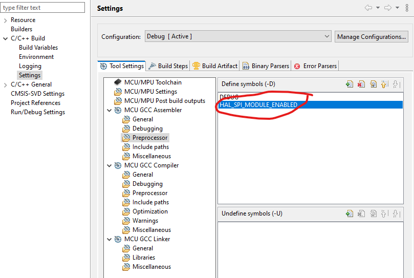 Solved Stmcubeide Won T Include Spi Hal Driver Stmicroelectronics Community