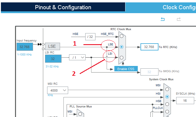 How To Configure Hsi In Stm32l5 Stmicroelectronics Community