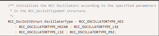 How To Configure Hsi In Stm32l5 Stmicroelectronics Community