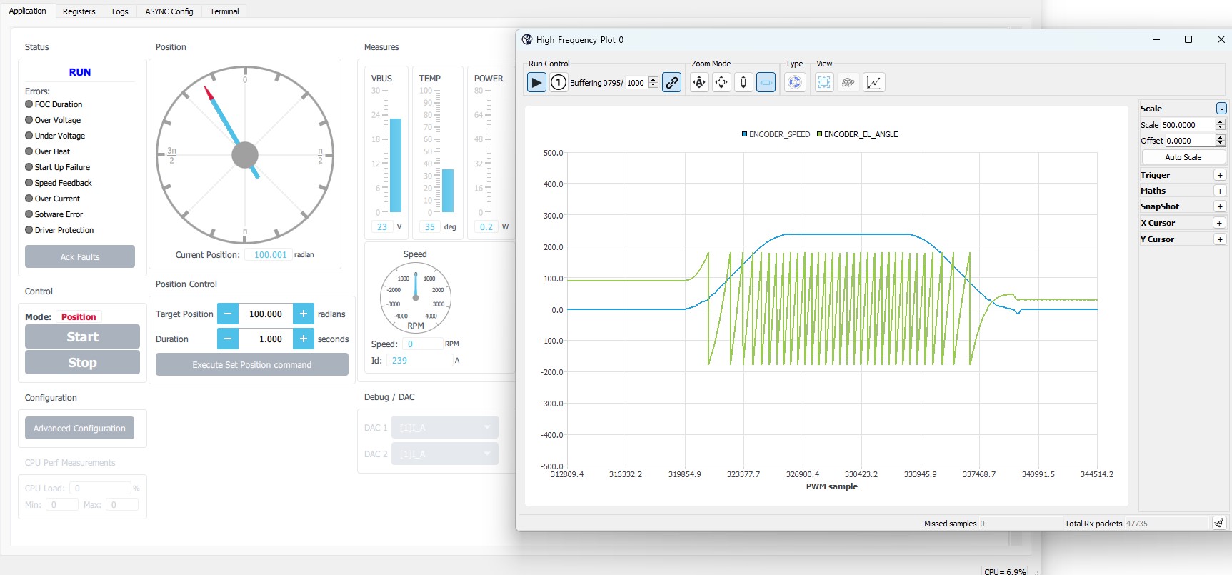 Is Speed Control Impossible In Motor Position Cont Stmicroelectronics Community