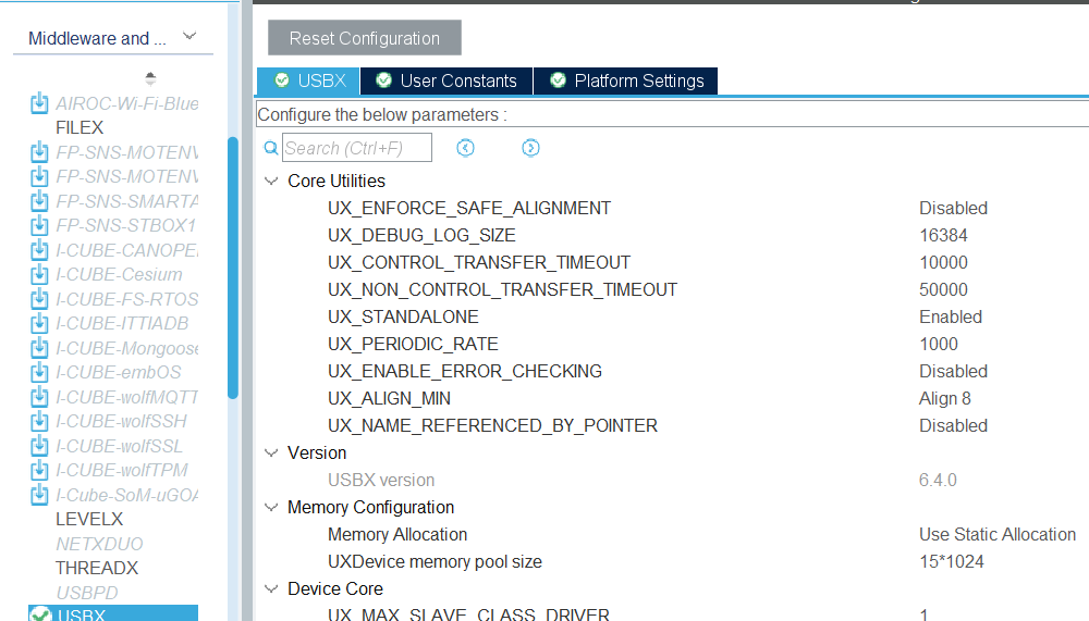 USB CDC ACM in Standalone mode using STM32H563ZI b... - STMicroelectronics Community