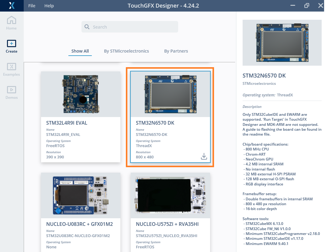 X-CUBE-TOUCHGFX 4.24.2 is out! - STMicroelectronics Community
