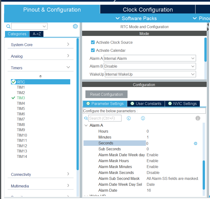 Issue With Stm32f407g Disc1 Sleep Mode And Rtc Wak Stmicroelectronics Community