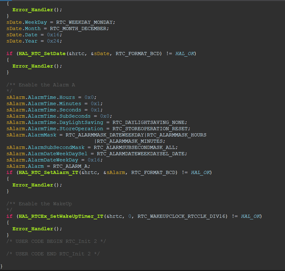 Issue With Stm32f407g Disc1 Sleep Mode And Rtc Wak Stmicroelectronics Community