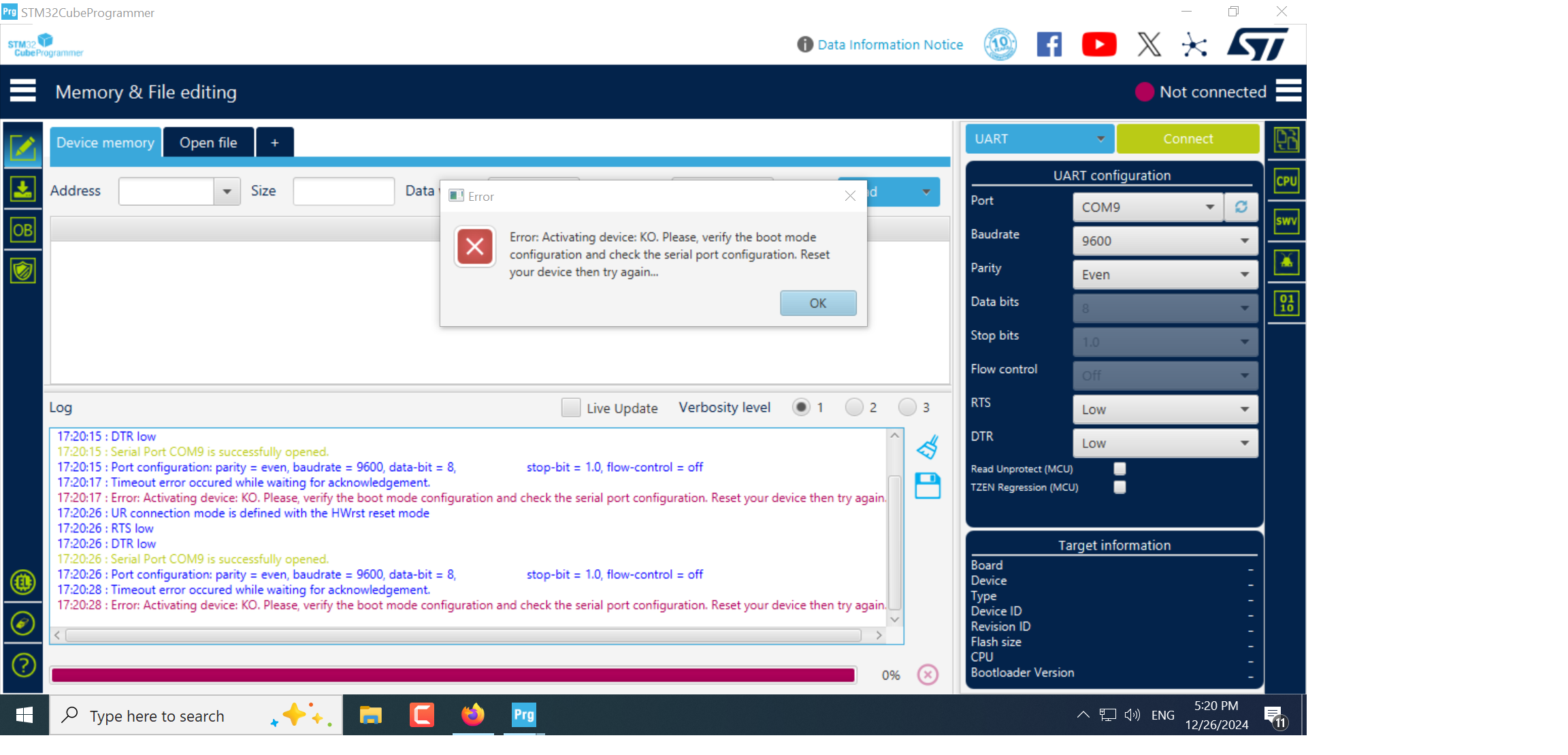 Where Is The Debug Authentication Stmicroelectronics Community