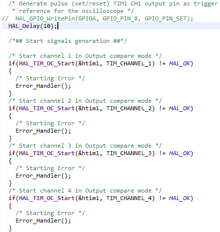 Solved: TIM_OCActive example, setting TIM1 CH1 output pin ... - STMicroelectronics Community