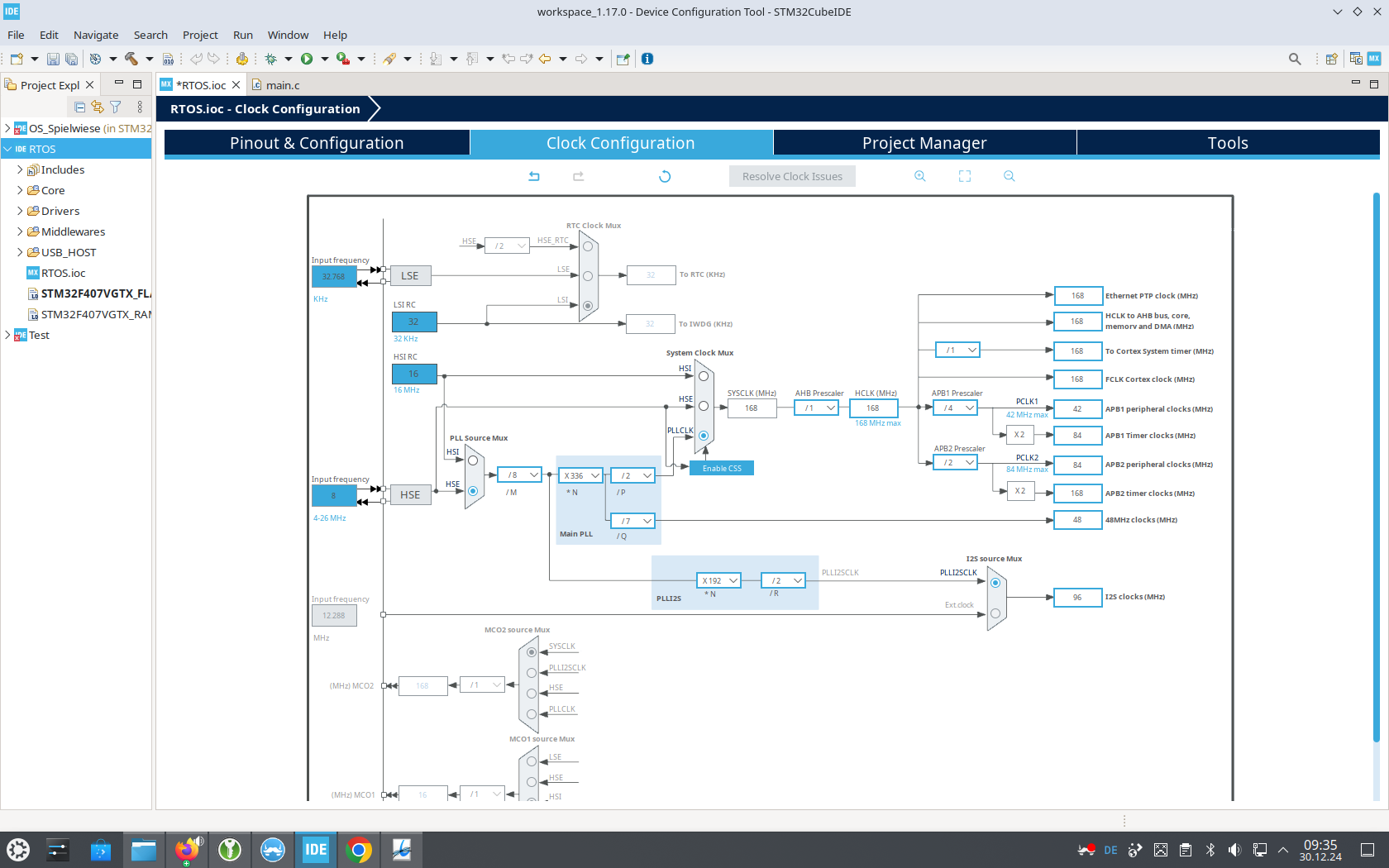 Solved: Systick configuration, STM32F4 Disc, FreeRTOS - STMicroelectronics Community