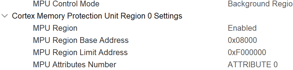 Confused about MPU region config for STM32H5 - STMicroelectronics Community