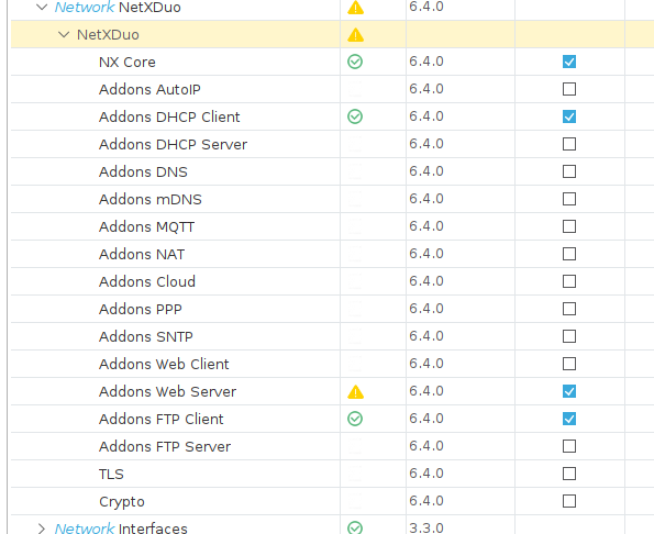 Solved: How to add Netxduo TFTP on CubeMx? - STMicroelectronics Community
