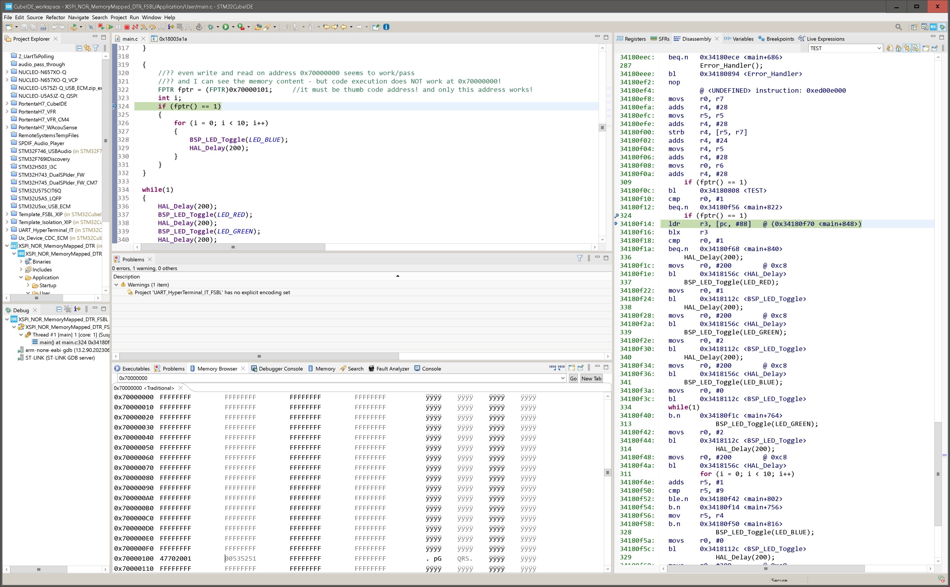 Solved Stm32n6 Mpu Config Code Execution Why Not At 0 Stmicroelectronics Community 