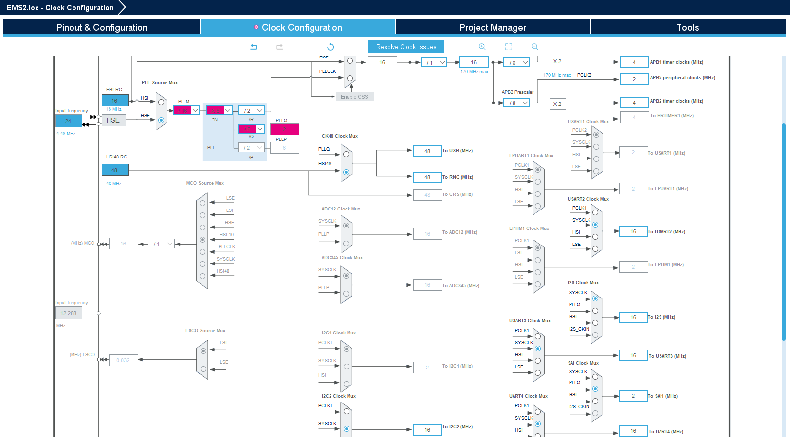Solved: Generate 2MHz SAI Clock for PDM Microphone Using S ...