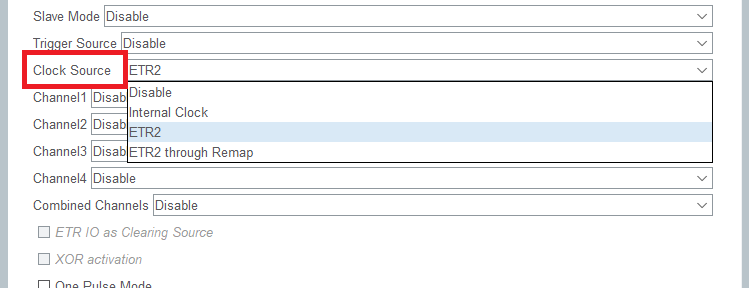 Solved: How to set the clock source for TIM3 - STMicroelectronics Community