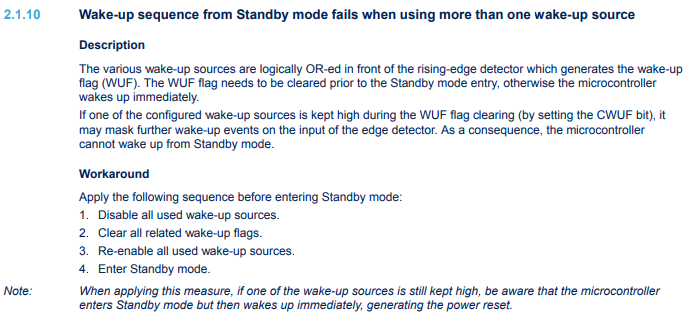 RTC_FLAG_WUTF is not set upon waking up from Stand ...
