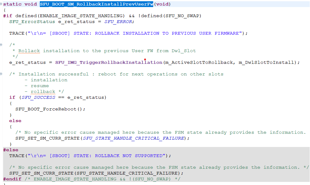 Solved: SBSFU Rollback with stm32L476RG - Page 2 - STMicroelectronics Community