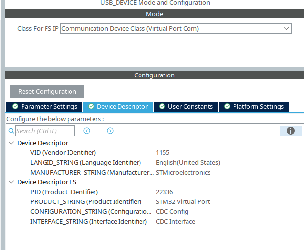 Solved: USB CDC on NUCLEO-G491RE - STMicroelectronics Community