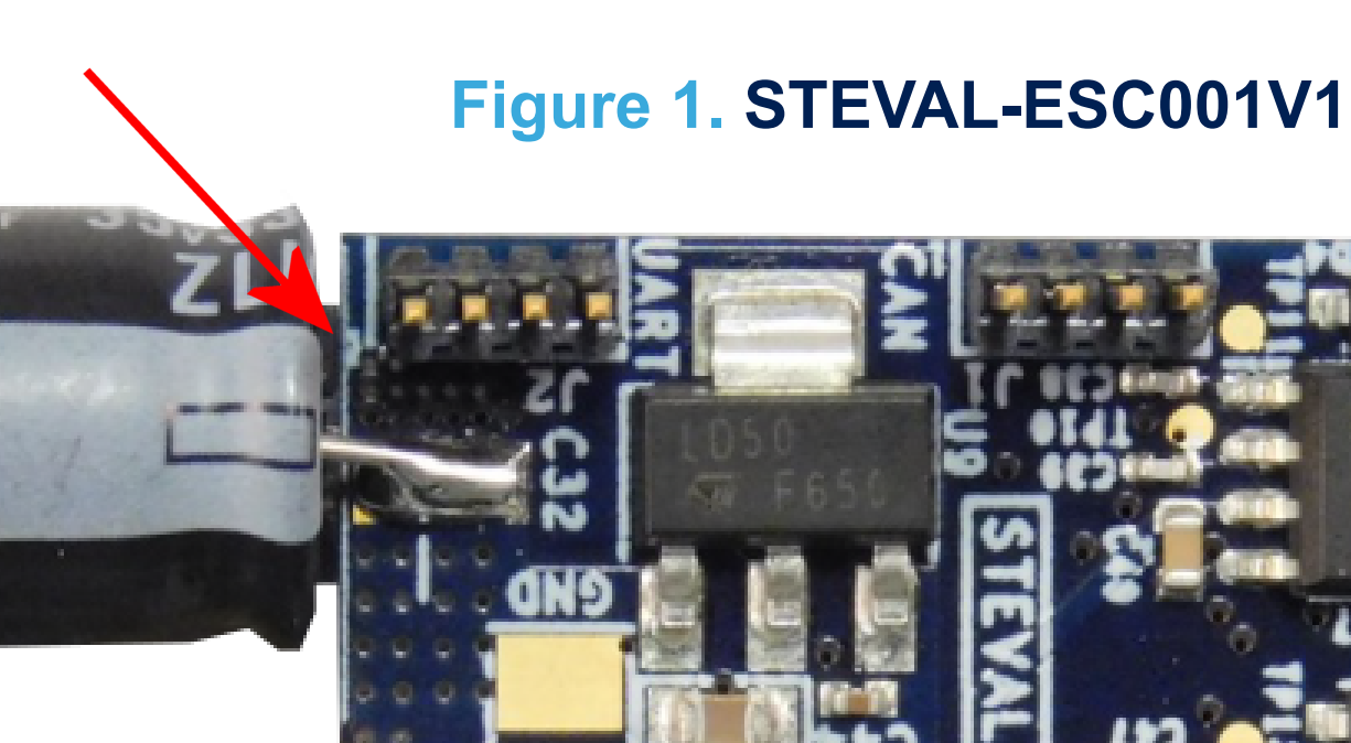 Solved: Steval esc001v1 UART pin order - STMicroelectronics Community