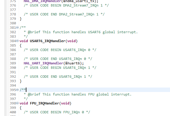 Solved Dct Issue Missing Hal Interrupt Handler For Usart Stmicroelectronics Community