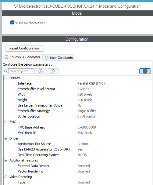 Solved: Trying to setup DMA2D with TouchGFX and an FMC con... - STMicroelectronics Community