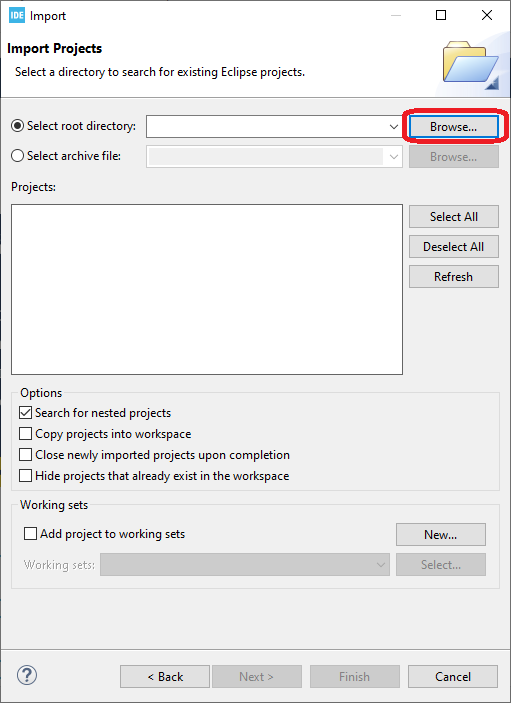 Solved: Can't build imported demo project - STMicroelectronics Community