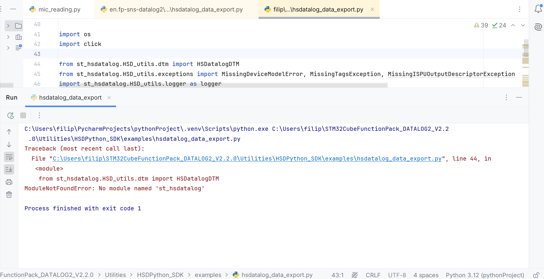 Solved Steval Mkboxpro Python Sdk Installation Issue V2 Page 2 Stmicroelectronics