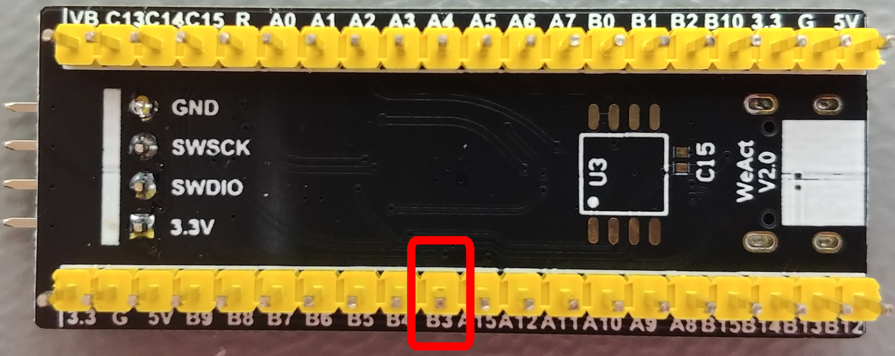 Solved: Blackpill STM32F411CU6 lacking SWO Pin in SWD head... - STMicroelectronics Community