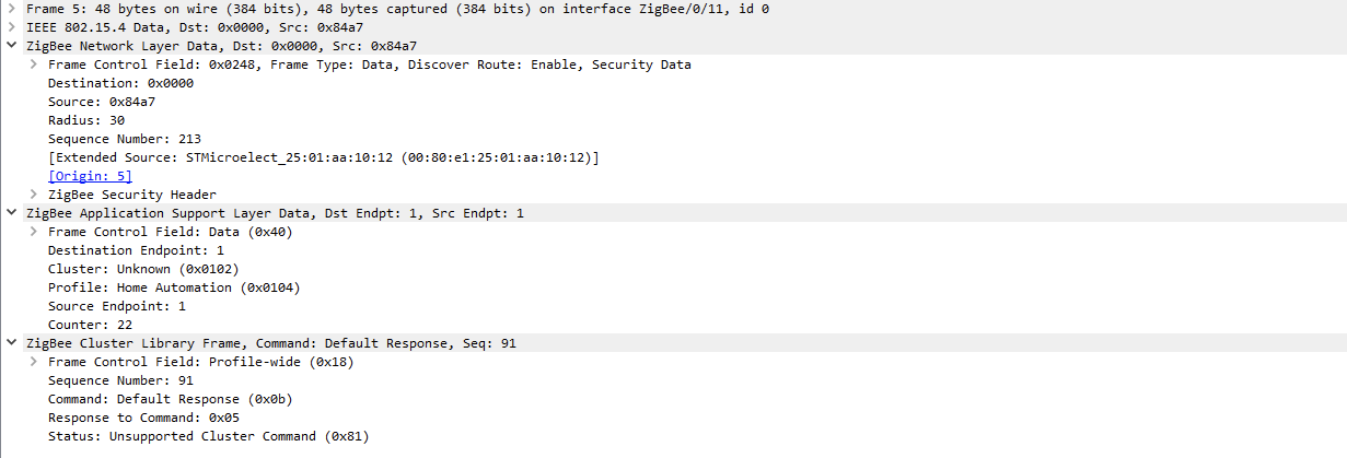 STM32WB55CGU6 Zigbee WindowCover - STMicroelectronics Community