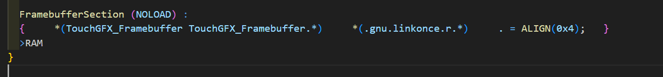Solved: TouchGFX framebuffer location for STM32H563 - STMicroelectronics Community
