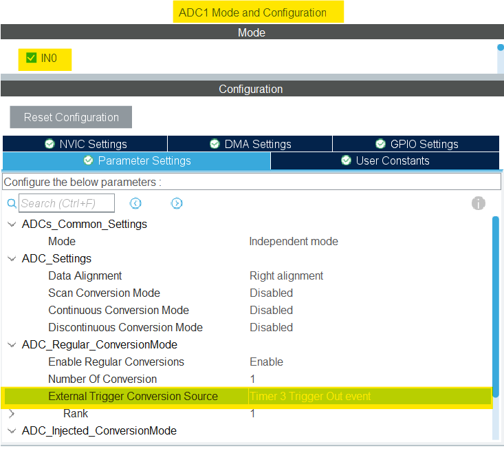 Solved: TIMER + ADC + DMA - STMicroelectronics Community Solved: TIMER + ADC + DMA - STMicroelectronics Community