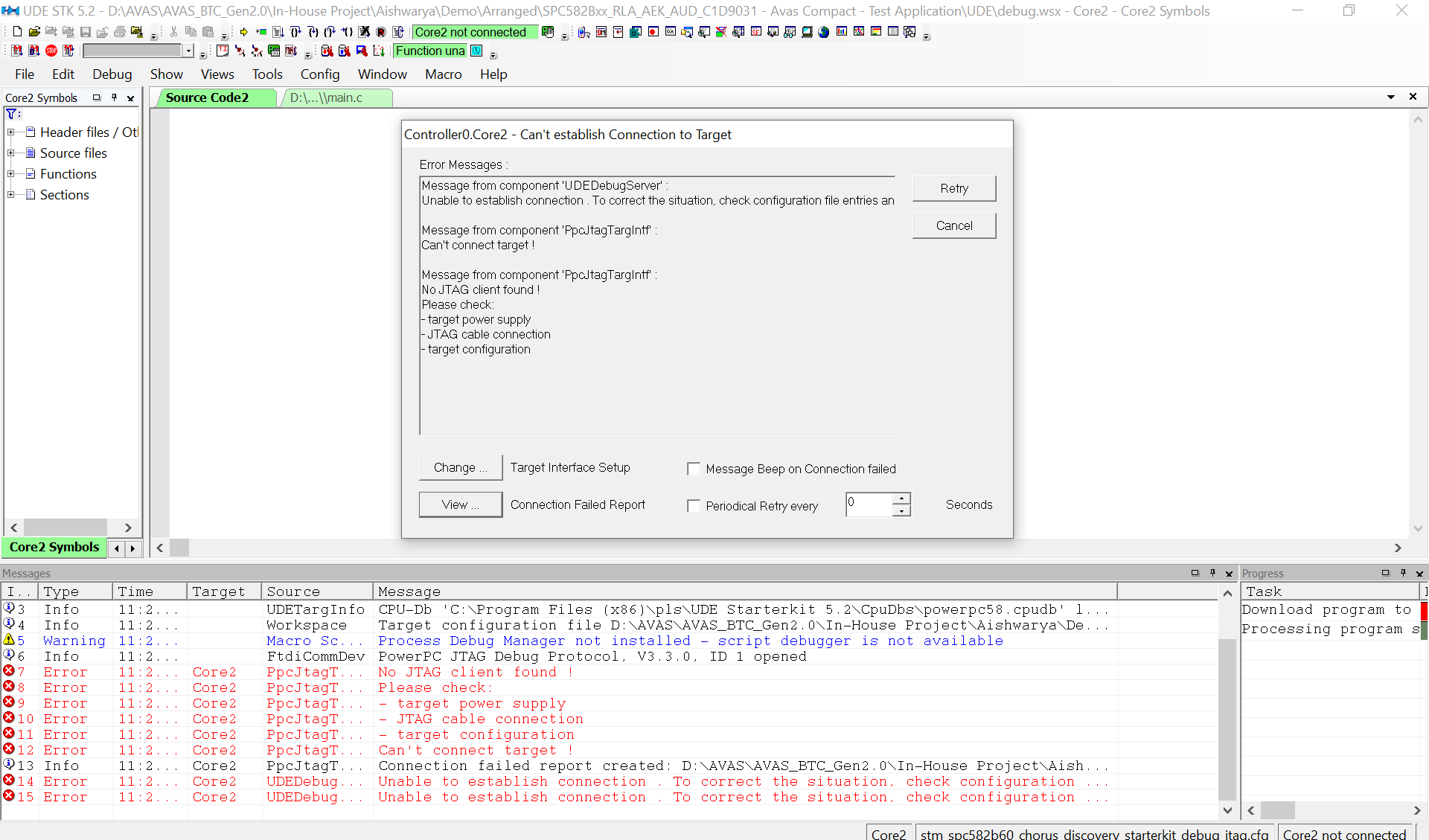 Solved Issue Rised During Flasing And Debugging Stmicroelectronics Community