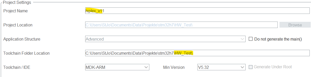 MxCube code generator directory structure messed u... - STMicroelectronics Community