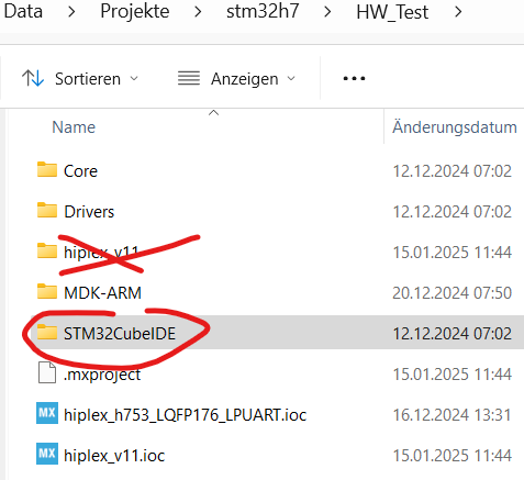 MxCube code generator directory structure messed u... - STMicroelectronics Community