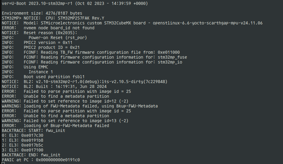 Solved: Boot issues from emmc on STM32MP2 - STMicroelectronics Community