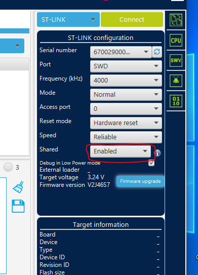Solved: Save/load STM32CubeProgrammer GUI settings - STMicroelectronics ...
