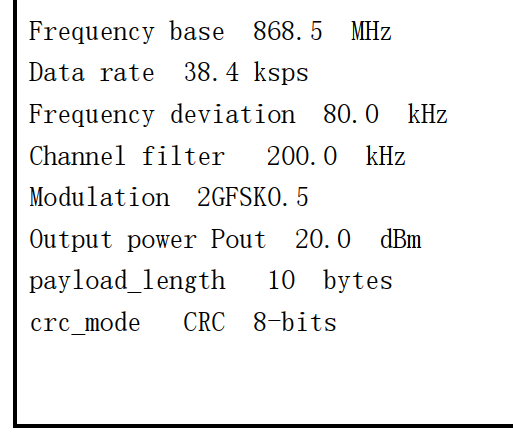 Solved: About the radio frequency parameters and distance ... - STMicroelectronics Community