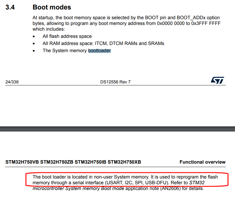 Solved Fdcan Bootloader For Stm32h750vb Stmicroelectronics Community