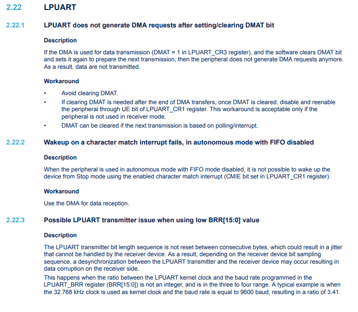 LPBAM_LPUART_TransmitReceive hardfault - STMicroelectronics Community