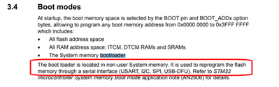 Solved: FDCAN ROM bootloader pins for stm32H743ZI - STMicroelectronics Community