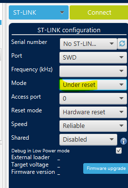 Unable to program or connect using Cube Programmer... - STMicroelectronics Community