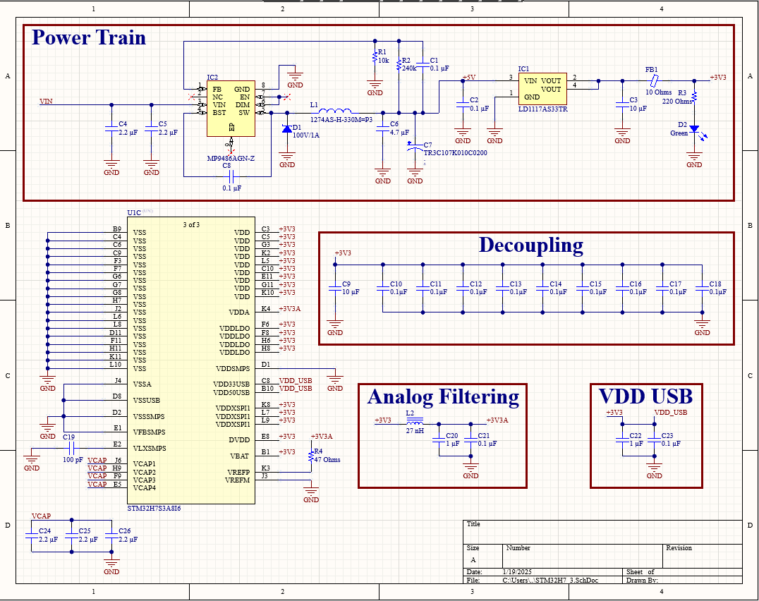 Solved: STM32H7S3A8I6 Power Scheme - STMicroelectronics Community
