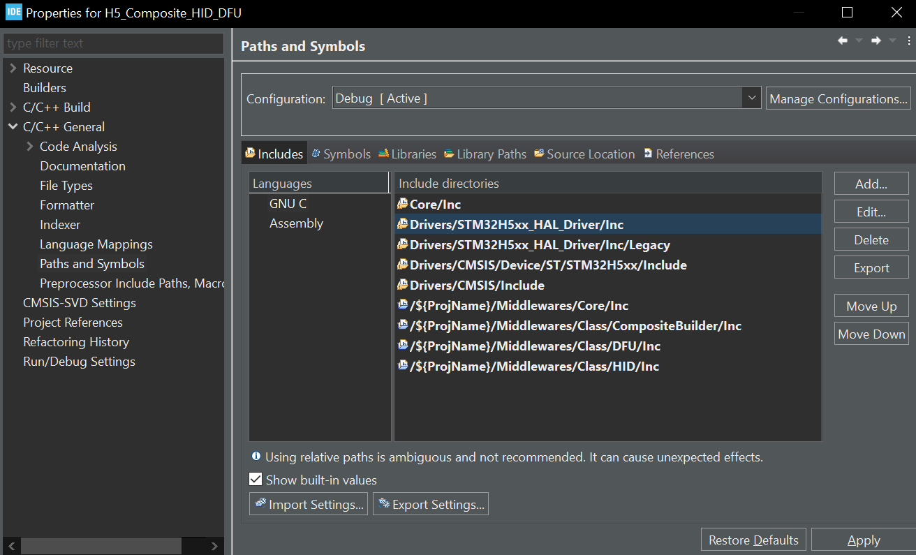 How to implement the USB device composite class US... - STMicroelectronics Community