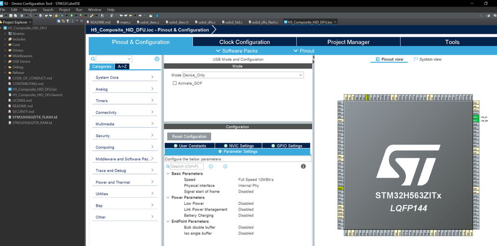 How To Implement The Usb Device Composite Class Us Stmicroelectronics Community