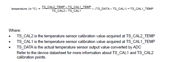 reference voltage in STM32H743 for Calibration val... - STMicroelectronics Community