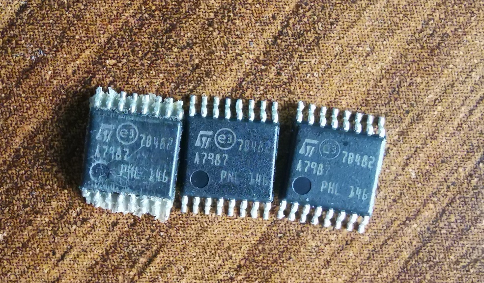 Solved: The A7987 chip output terminal has high pulses - STMicroelectronics Community