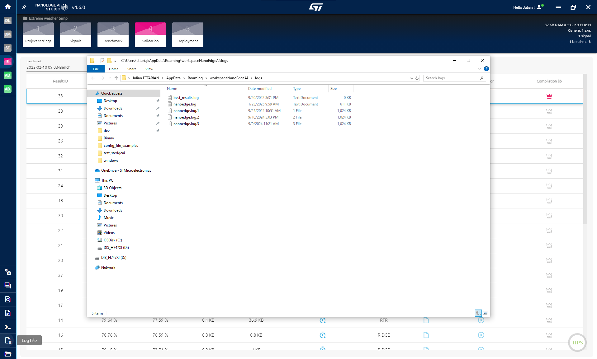 Solved: NanoEdge AI Studio training process gets stuck ...