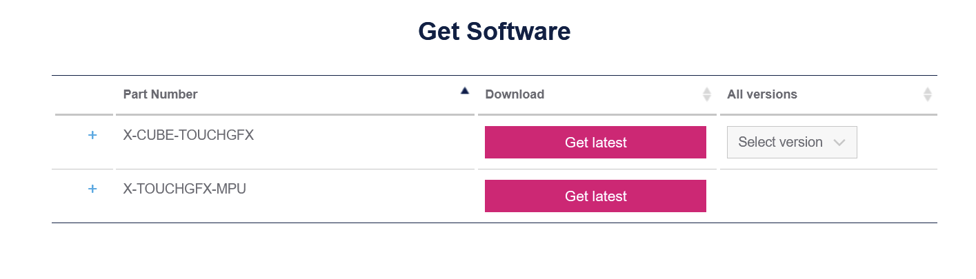 Solved: TouchGFX not downloading - STMicroelectronics Community